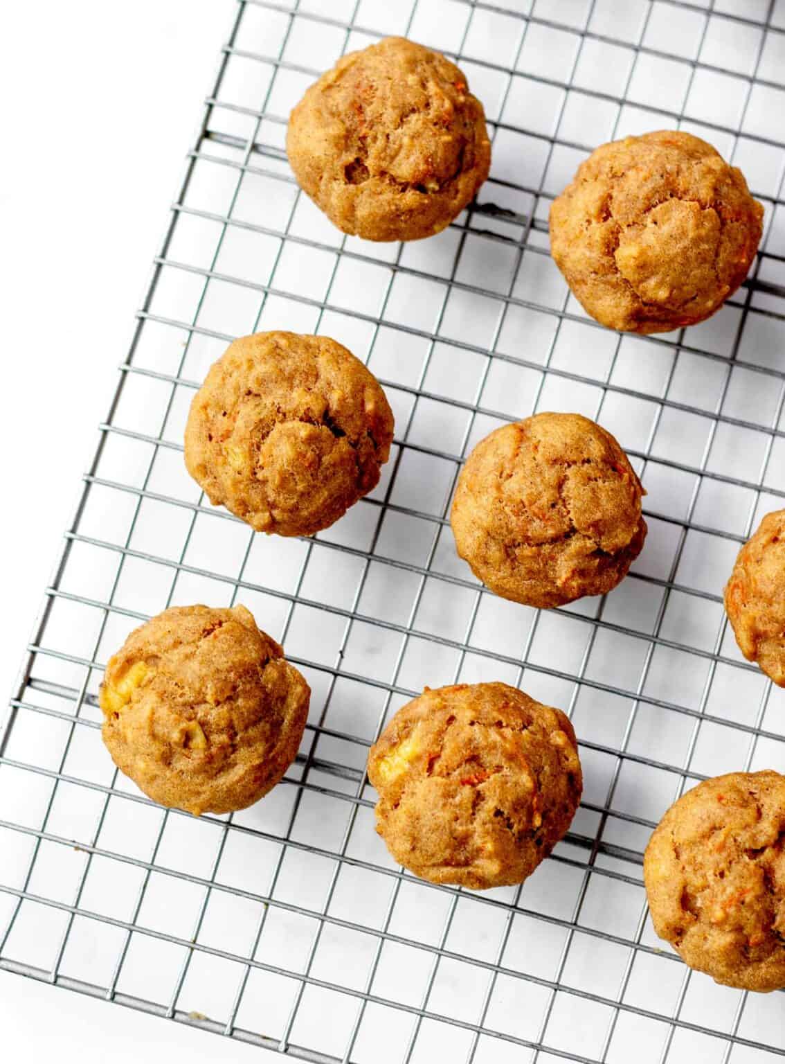 ABC Muffins {Apple Banana Carrot} - Healthy Kids Recipes