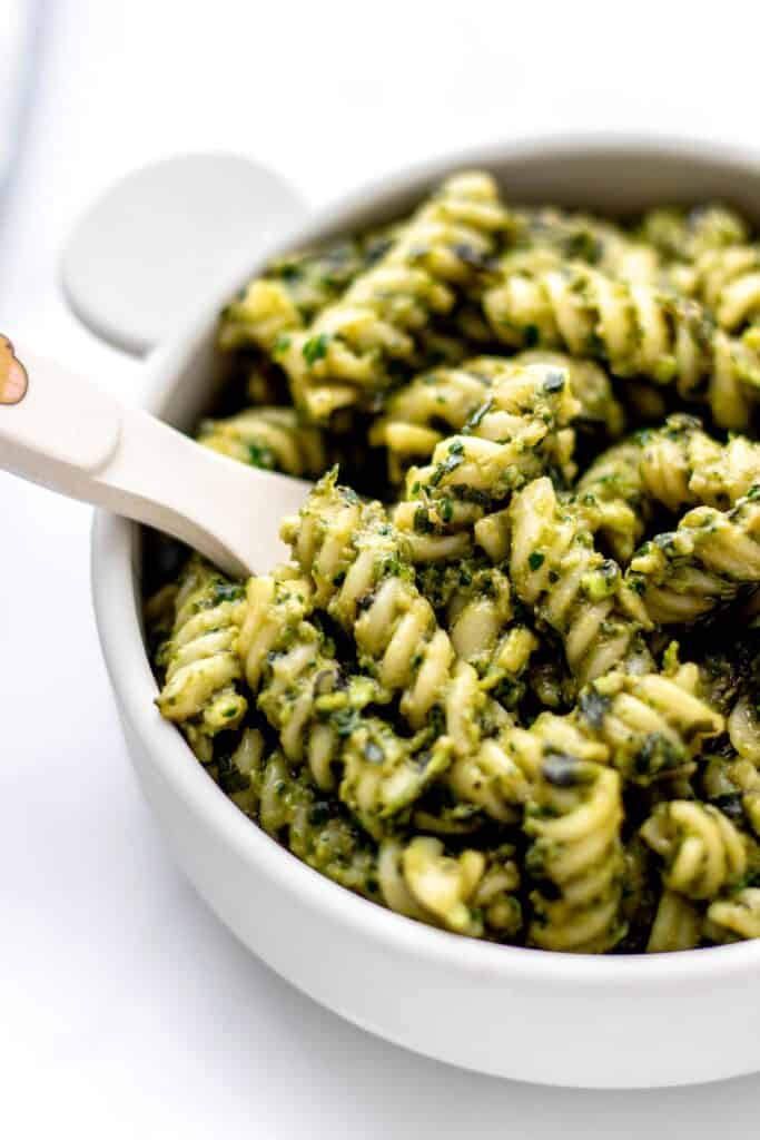 Green Pasta Sauce Recipe for Baby {Avocado Pesto} - Healthy Kids Recipes