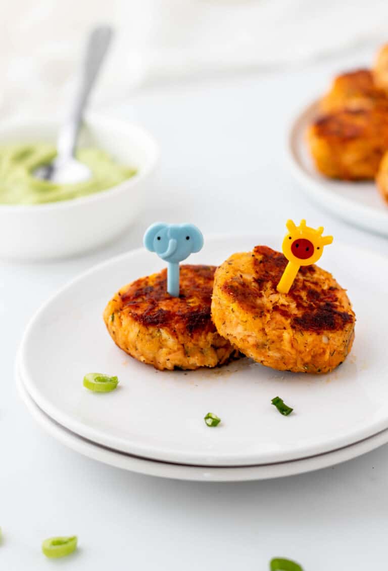 Mini Salmon Cakes {with Leftover Salmon} - Healthy Kids Recipes