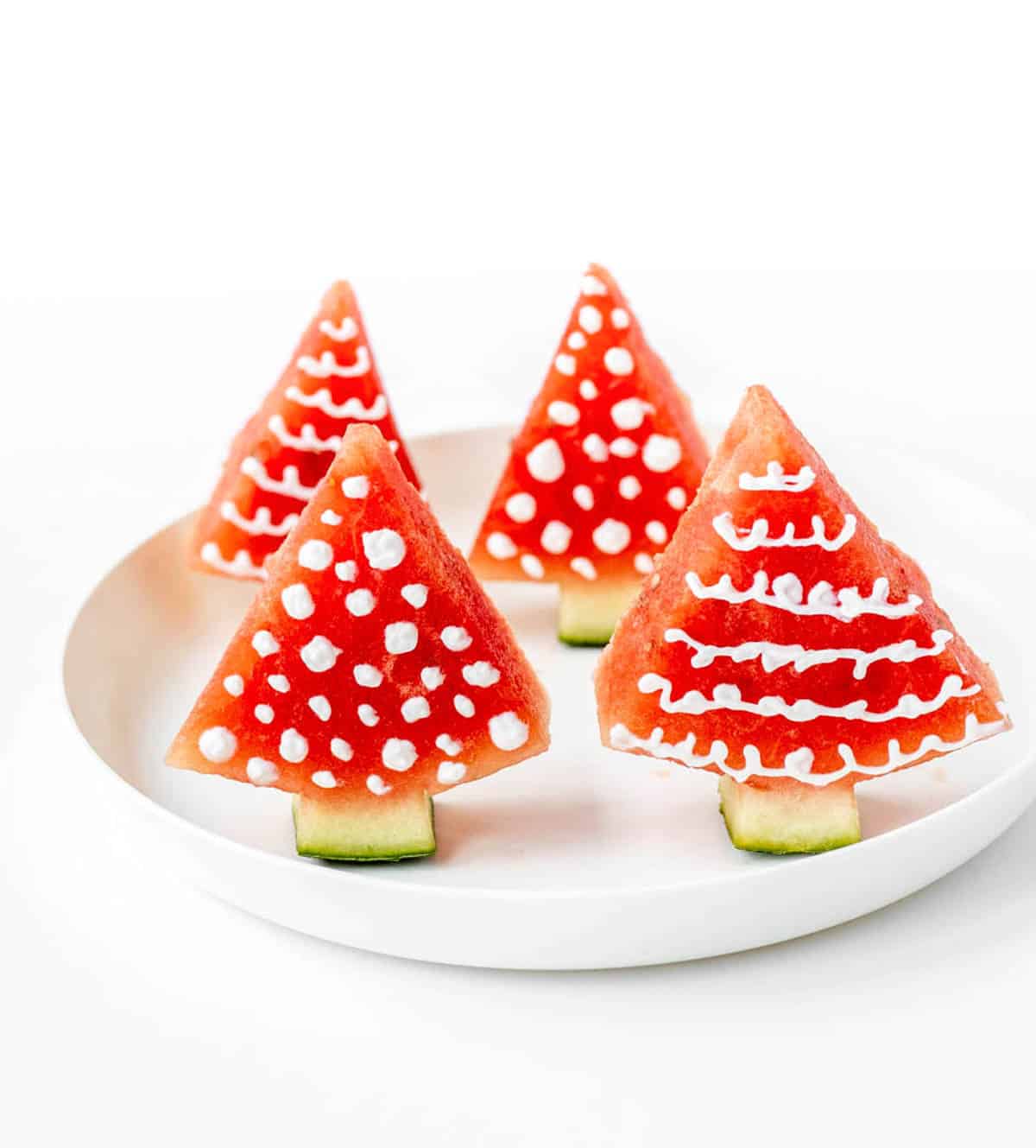 Watermelon Christmas Trees - Healthy Kids Recipes