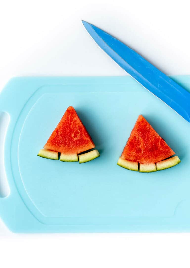 Watermelon Christmas Trees - Healthy Kids Recipes