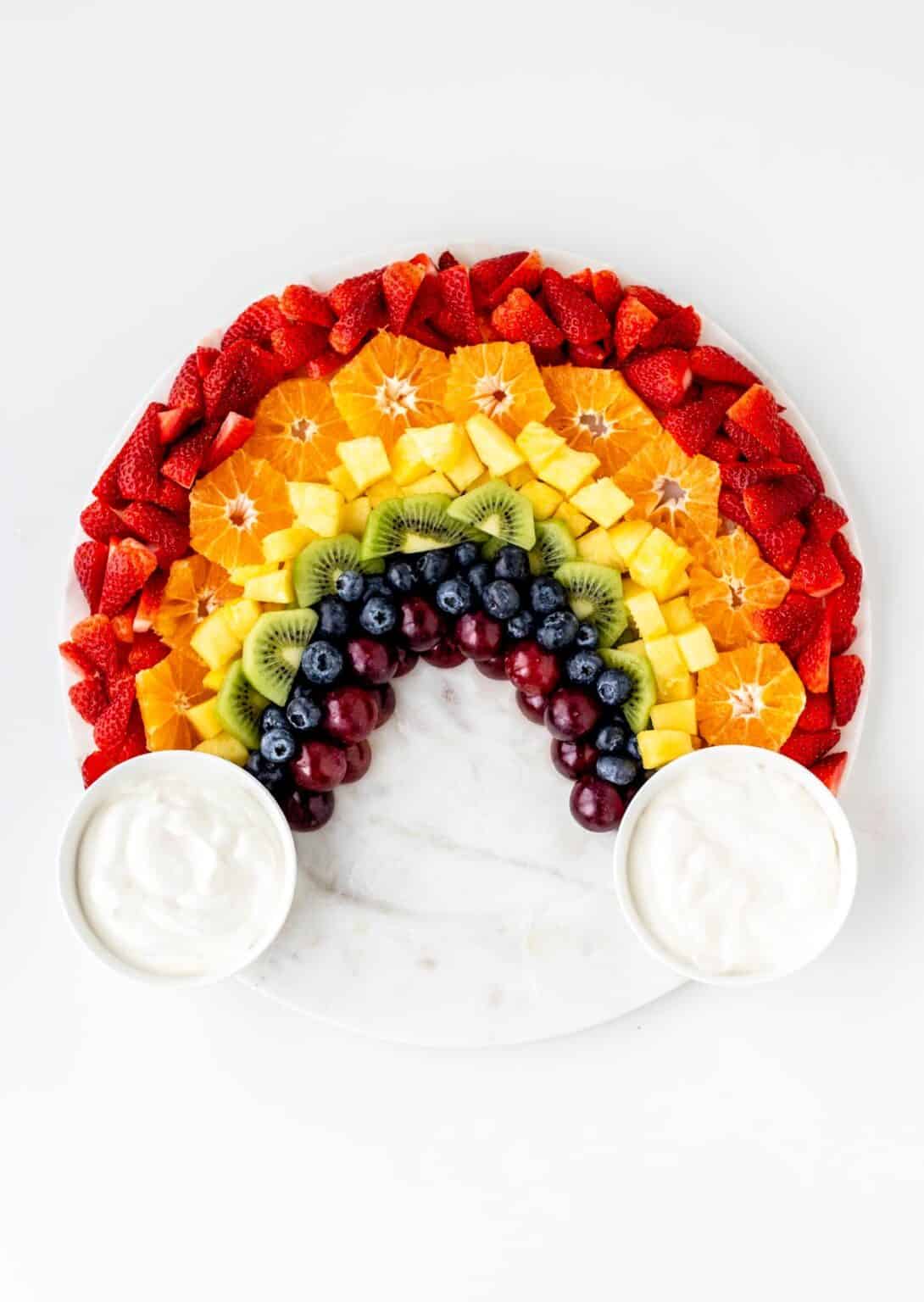 Easy Rainbow Fruit Board - Healthy Kids Recipes